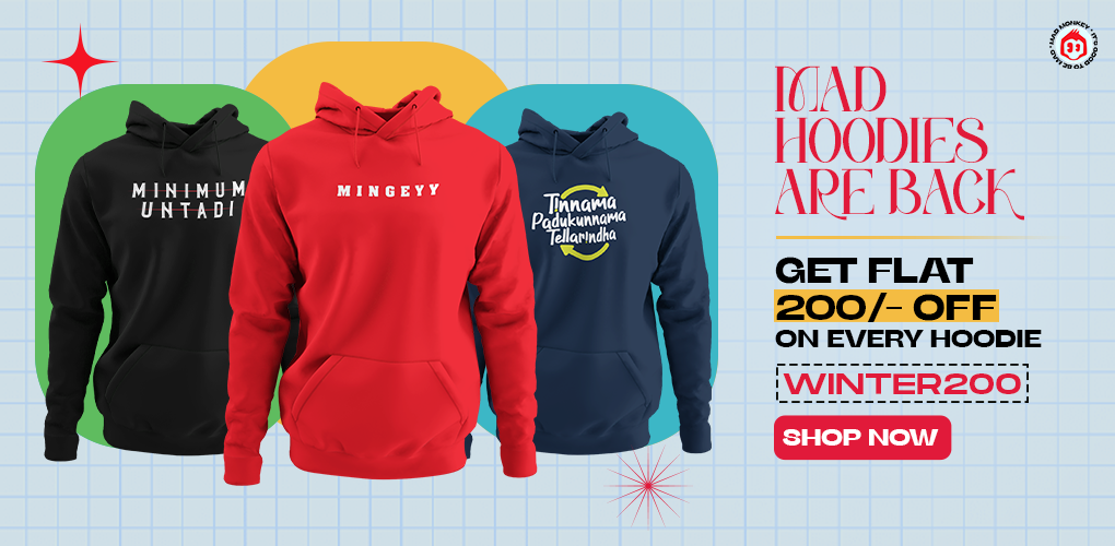 MAD MONKEY - FIRST TELUGU - CINEMA MERCHANDISE – Mad Monkey